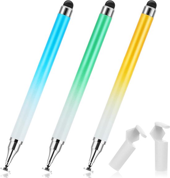Universele 2-in-1 Touchscreen Stylus Pen Set voor Smartphone en Tablet ...