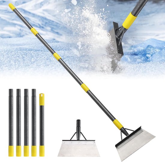 Multifunctionele Schep met Lange Steel - Schraper voor Tuin, Onkruid ...