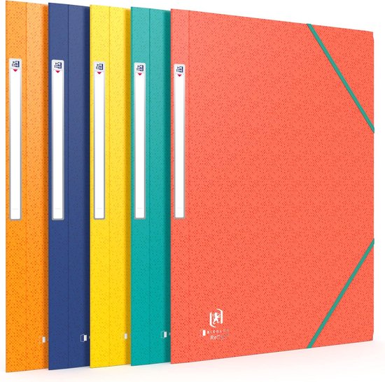 Set van 10 Elastische 3-Flap Mapjes voor A4 Documenten - Stevig ...