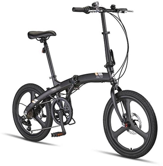Opvouwbare stadsfiets 20 inch - 6 versnellingen - Aluminium frame ...
