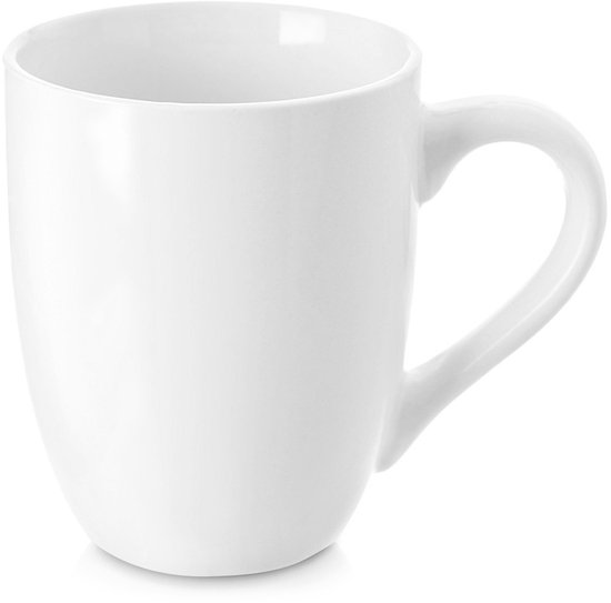 Orion Mona Serie - Porseleinen Mok - 300 ml - Witte Kleur - Geschikt ...