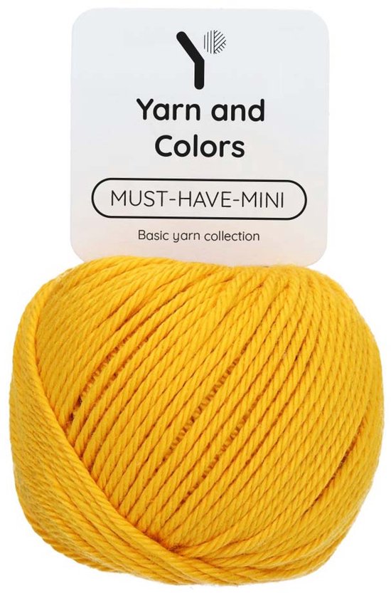 Yarn and Colors Must-have Minis 015 Mustard | bol