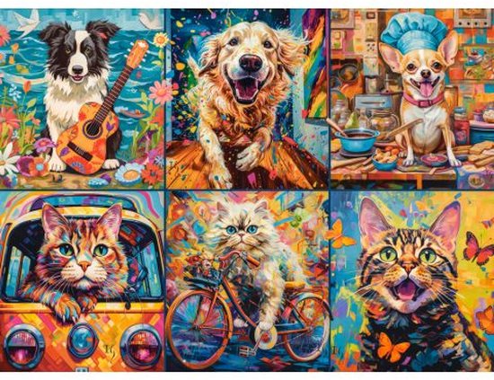 Castorland puzzel legpuzzel Choose Your Pet - 2000 stukjes katten. | bol