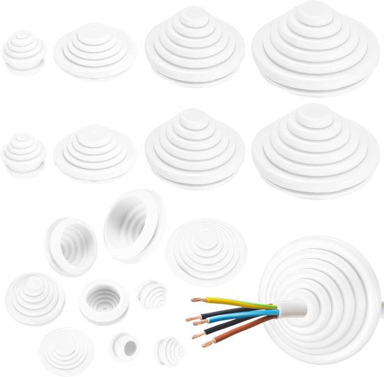 Waterdichte Kabeldoorvoer Rubberen Pluggen Set - Bescherming voor ...