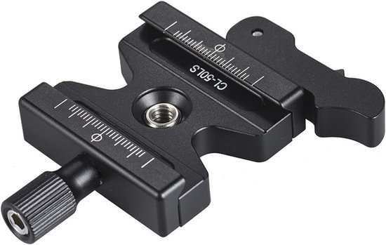 Snelspanner met Quick Release-plaat voor 1/4 inch en 3/8 inch statief | bol