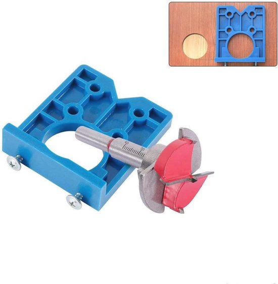 Gabarit de charnière et gabarit de perçage avec ouvre-trou pour un ...