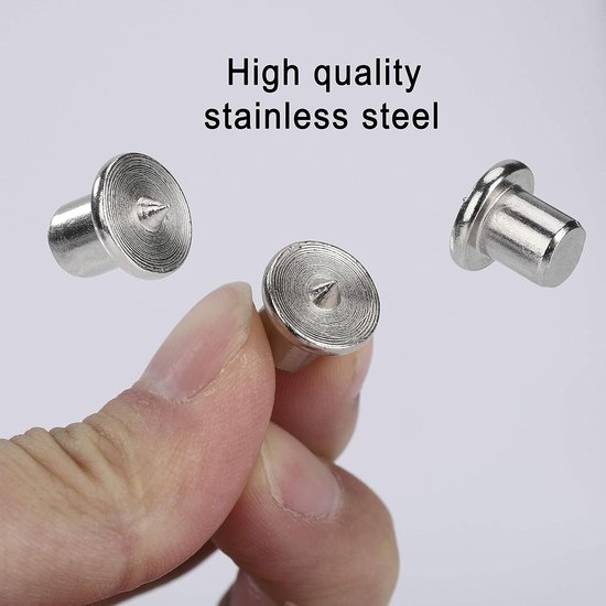 Houten deuvelset voor houtbewerking | Deuvels en centreerpunten ...