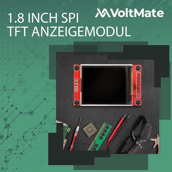 Kleurrijke TFT SPI Display Module 1.8 inch met ST7735 Chip 128x160 voor ...