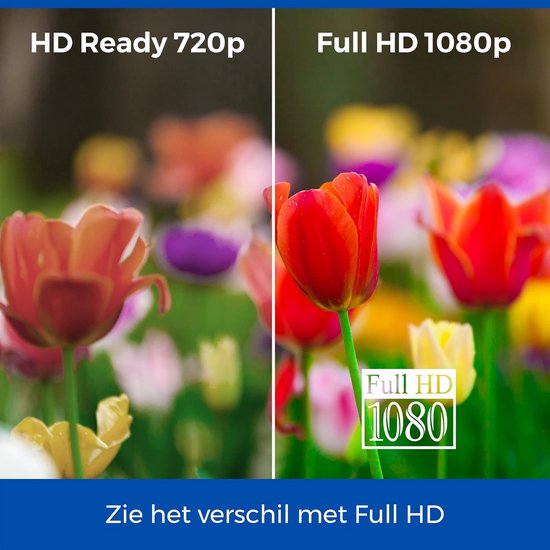 16 inch LED Televisie met Ingebouwde DVD-Speler en Triple Tuner (DVB-T ...