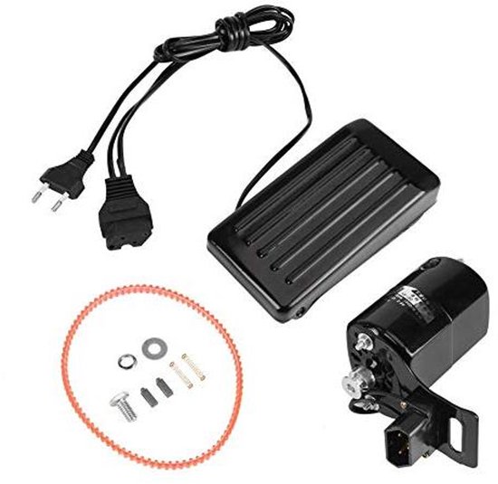 Naaimachinemotor met snelheidsregelaar en EU-pedaal - 180W - inclusief ...