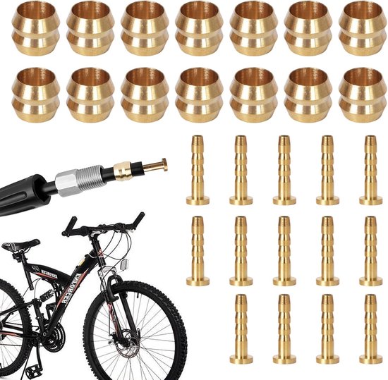 Hydraulic Disc Brake Hose - Olive Insert - 15-Piece Disc Brakes Set ...