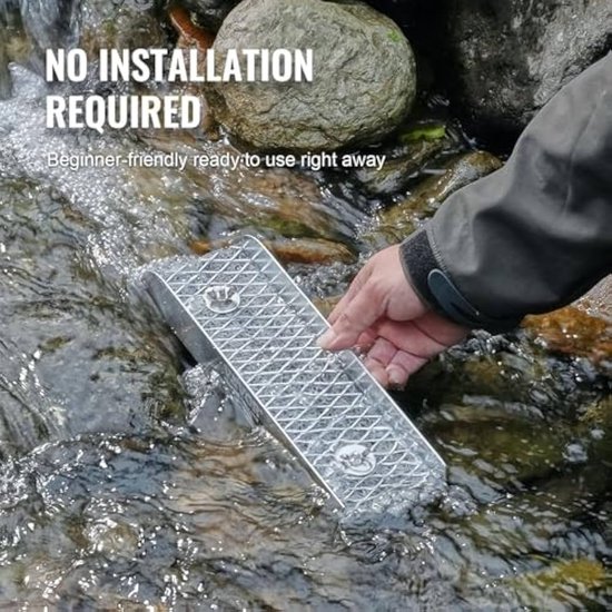 Mini Sluice Box Gold Panning Kit - Goudzoeker - 1 stuk - Aluminium | bol