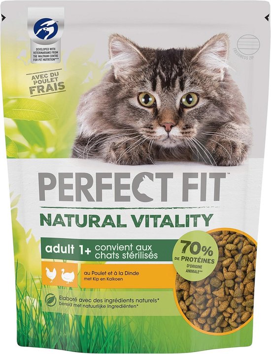 Natuurlijk Droogvoer voor Volwassen Katten - Geschikt voor ...