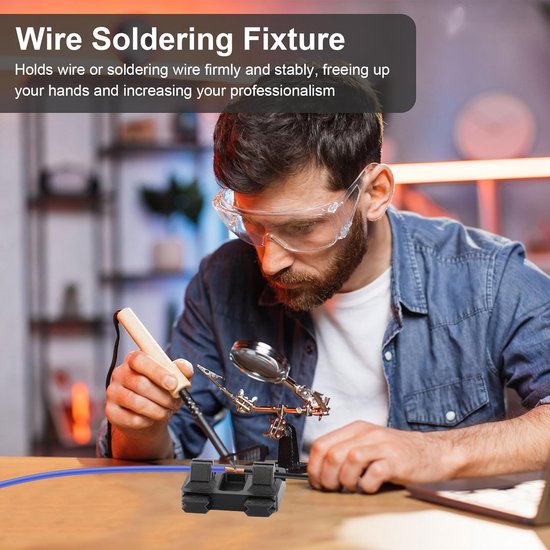 Electric Wire Welding Fixture - Soldering Wire Standard - Helping Hands ...