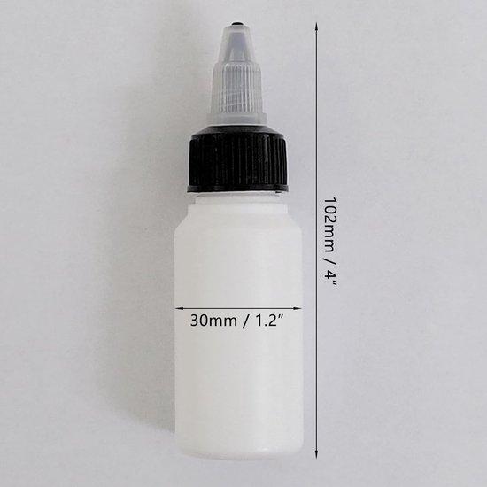 40pcs HDPE Thin Tip Lab Science Dropper Bottles - Lege Squeeze Dropper ...