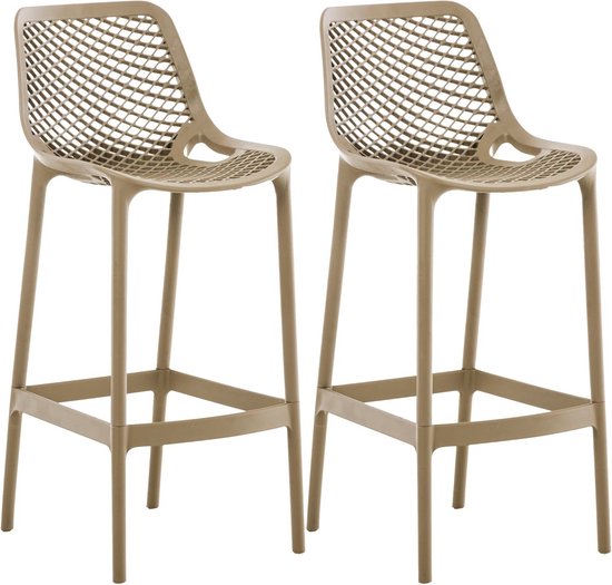 Set van 2 moderne barkrukken – Comfortabele en duurzame barstoelen voor ...