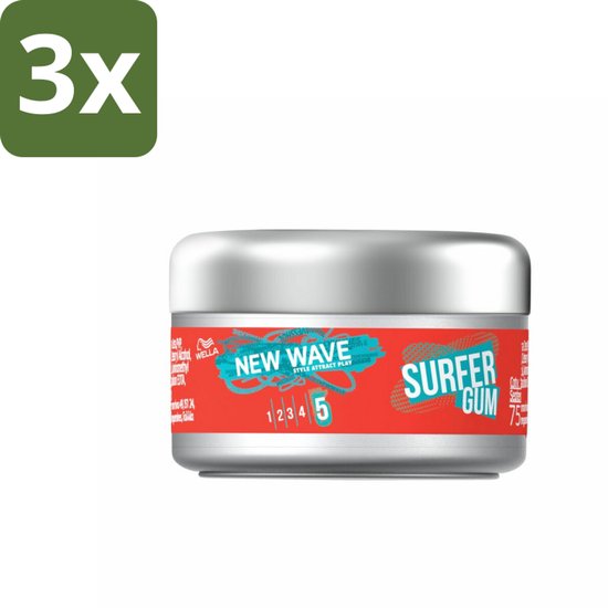 Wella – New Wave Shockwaves Texture Gum - 75 ml - Bulkverpakking - 3 ...