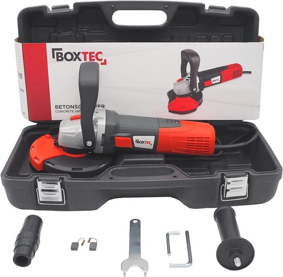 Betonschuurmachine 125 mm met toerentalregeling en afzuigkap ...