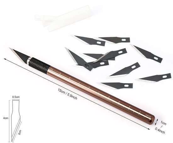 IMPERATORIS® Penmes - Hobbymes - Scalpelmes - Hobby Mesjes voor ...