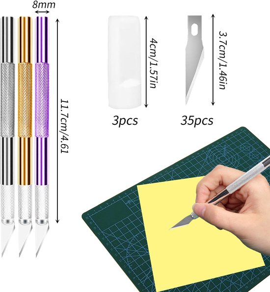 IMPERATORIS® Penmes - Hobbymes - Scalpelmes - Hobby Mesjes voor ...