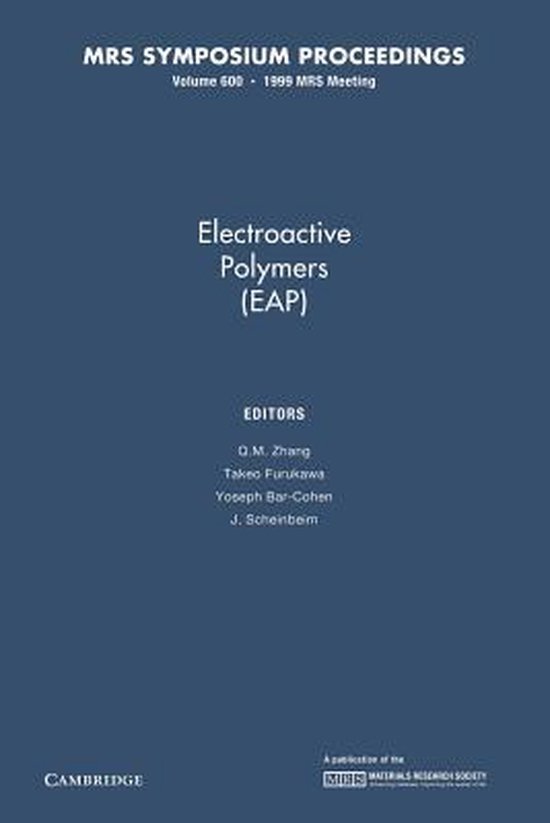 Electroactive Polymers (EAP) | 9781107413269 | Zhang, Q. M. | Boeken | bol.com
