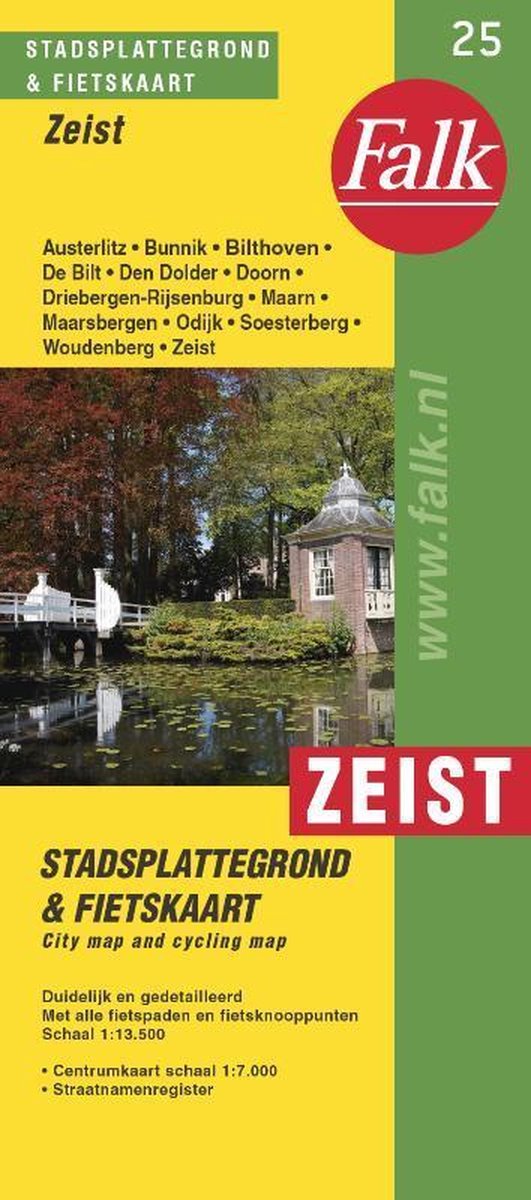 Zeist plattegrond, Falk | 9789028708280 | Boeken | bol.com