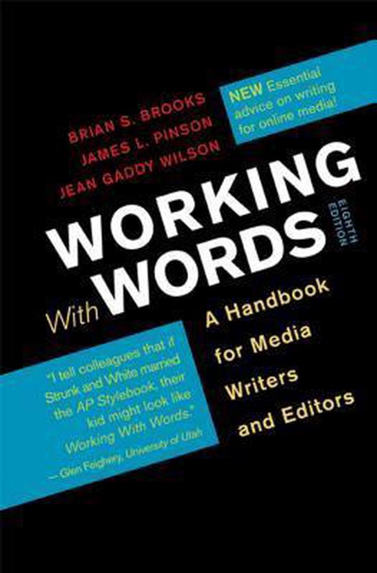 Working with Words | 9781457604935 | University Brian S Brooks | Boeken ...