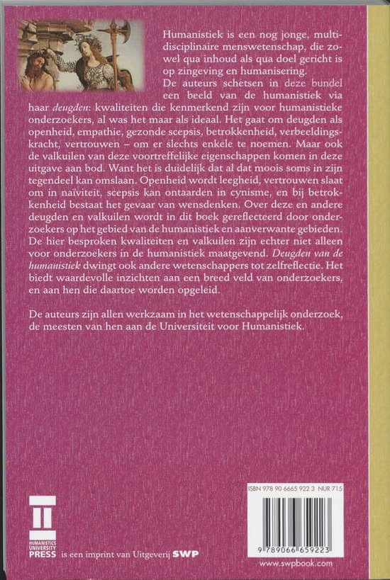Deugden van de humanistiek | 9789066659223 | Joachim Duyndam | Boeken | bol
