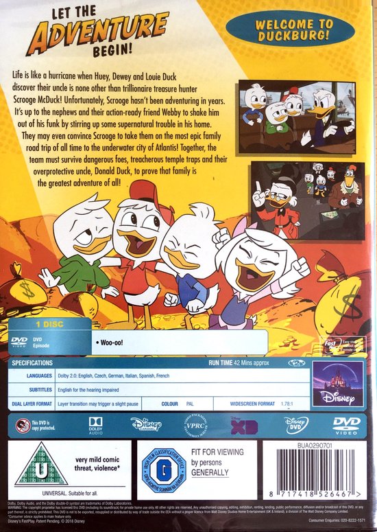 Duck Tales: Woo-Oo! [DVD] (Dvd) | Dvd's | bol