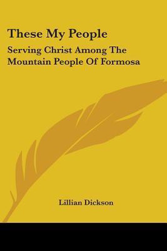 These My People, Lillian Dickson | 9780548386835 | Boeken | bol.com