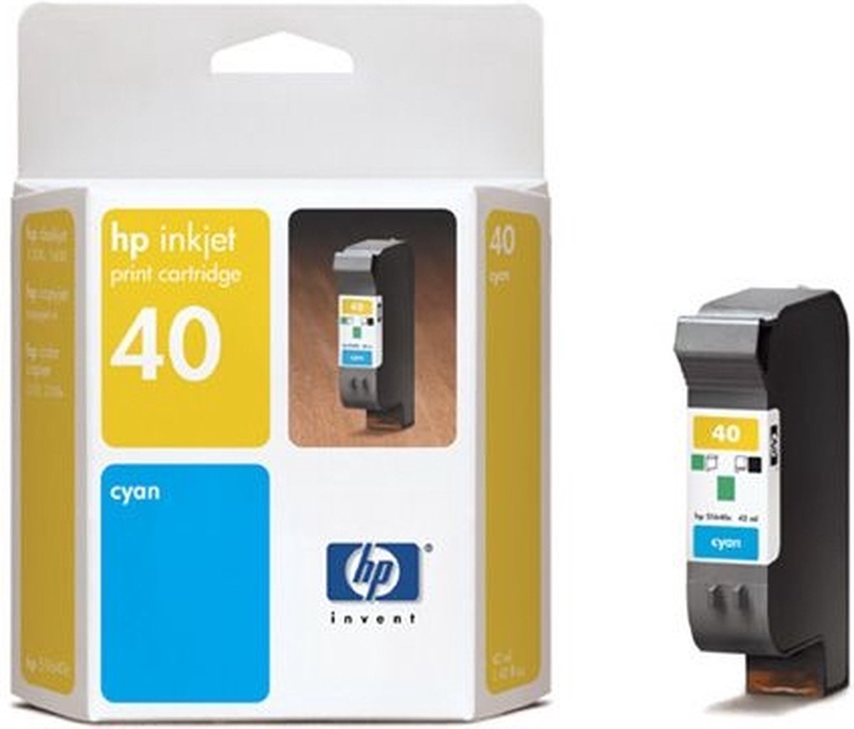 HP 40 Cyan Origineel Cyaan 1 stuk(s) | bol.com