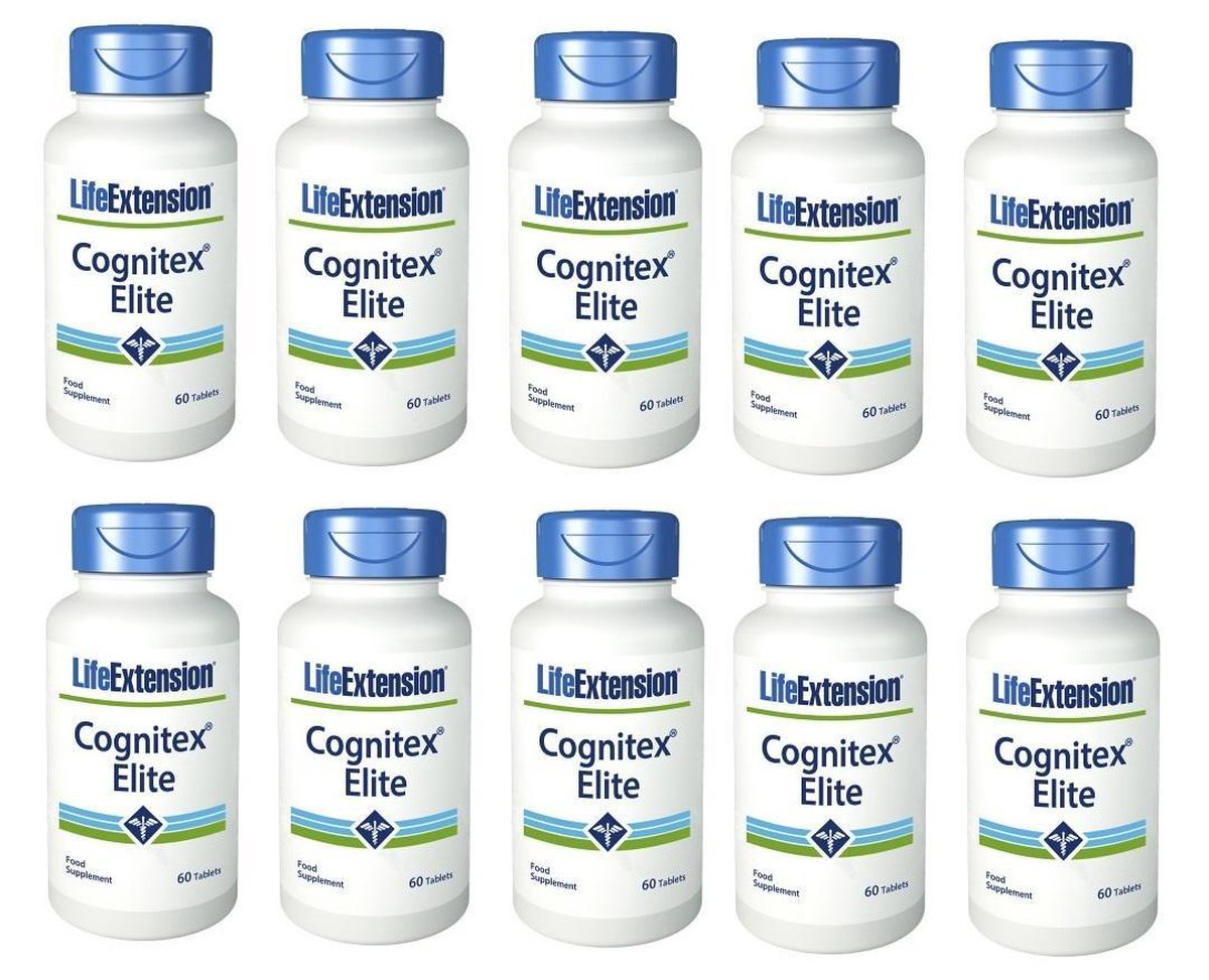 Cognitex Elite, 60 Tablets, 10-packs | bol.com