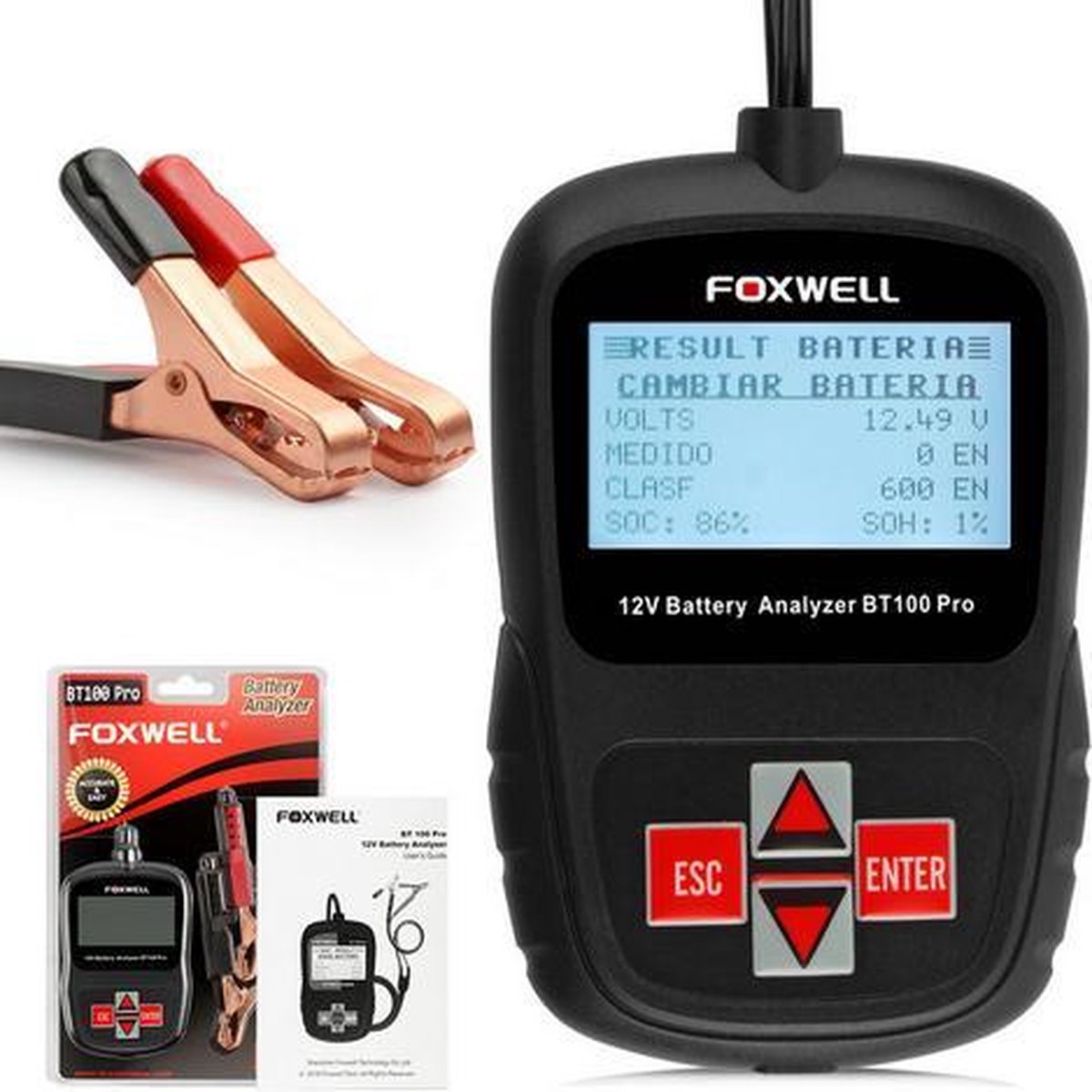 Accu tester voor AGM / Gel / Lood accu's 12V | bol.com