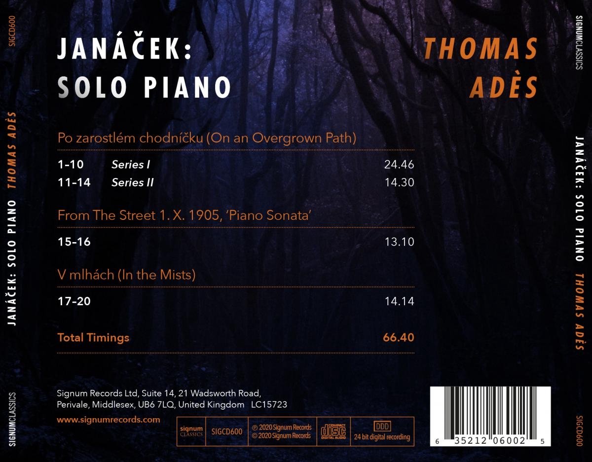 Leos Janacek: Solo Piano, Thomas Ades | CD (album) | Muziek | bol.com