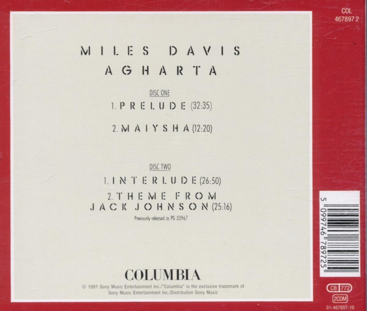 Agharta, Miles Davis | CD (album) | Musique | bol.com