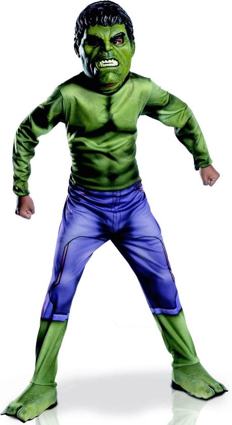 Marvel Avengers The Hulk - Kostuum Kind - Maat 128/140 | bol.com