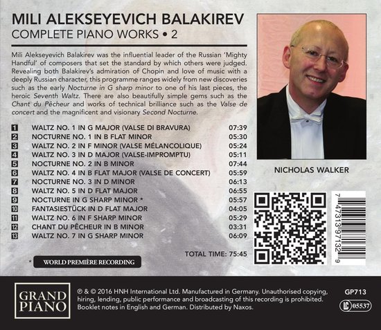 Nicholas Walker - Complete Piano Works 2 (CD), Nicholas Walker | Muziek ...