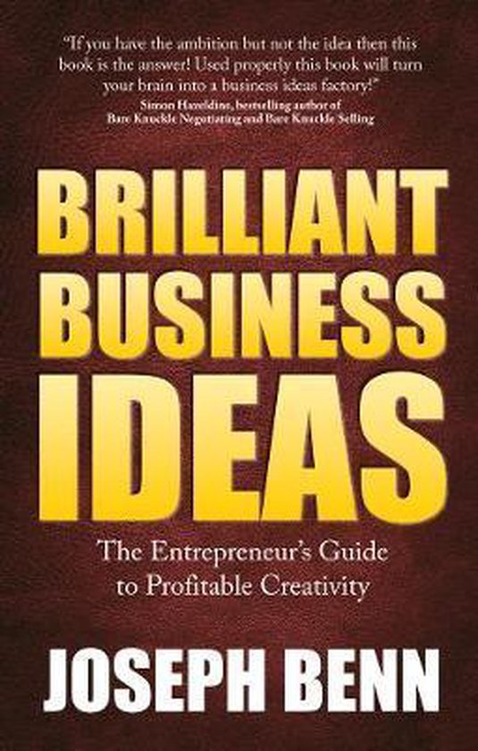 Brilliant Business Ideas, Joseph Benn | 9781907498763 | Boeken | bol.com