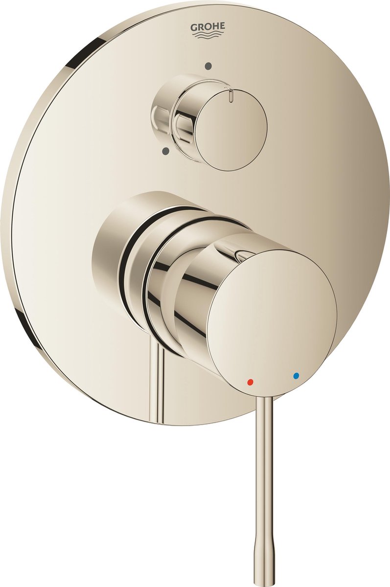 GROHE Essence inbouw douchekraan - Opbouwdeel - 3 uitgangen - Nikkel ...