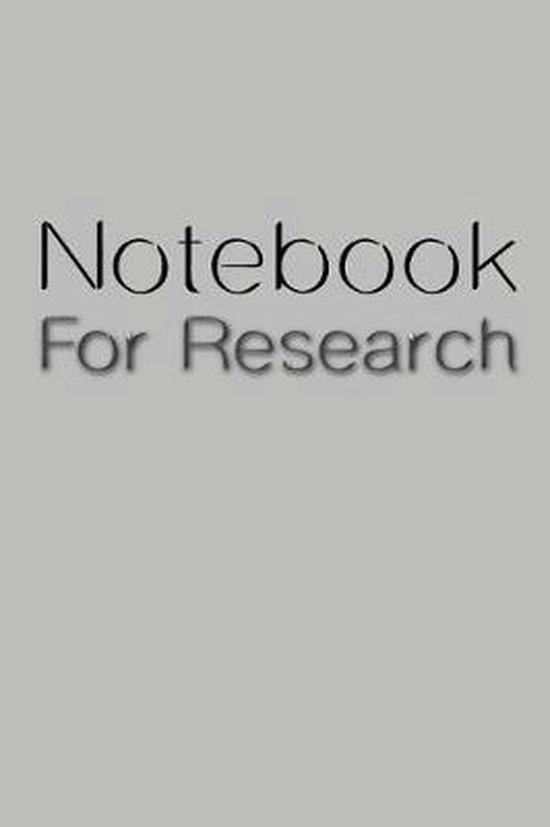 Notebook for Research | bol.com
