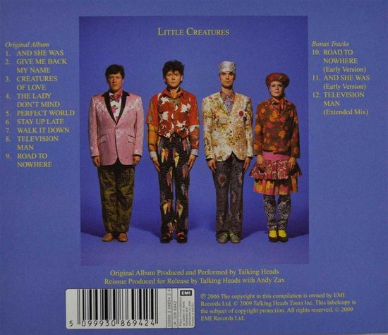 Little Creatures, Talking Heads | CD (album) | Muziek | bol.com