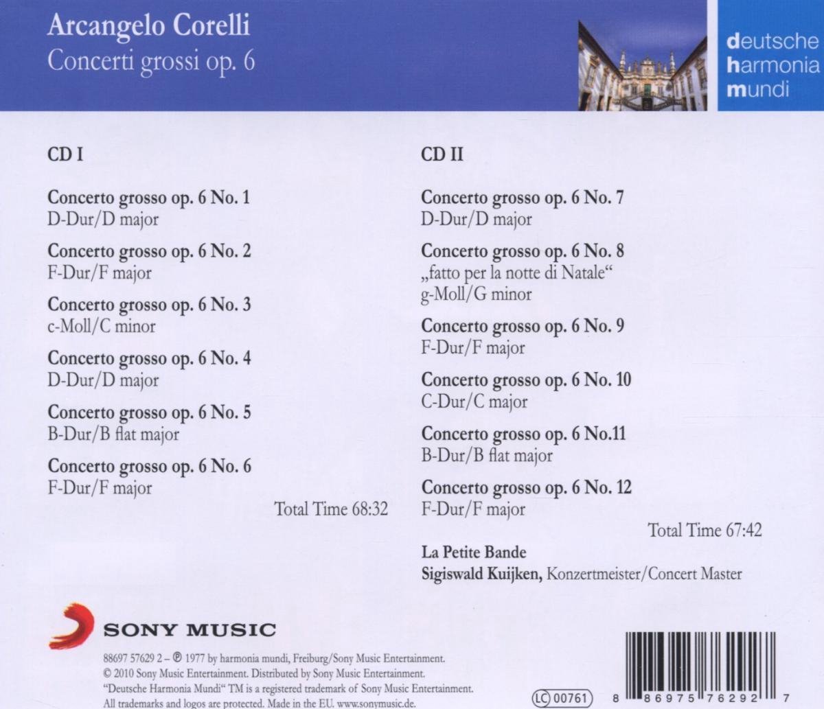 Arcangelo Corelli - Concerti Grossi Op.6, Sigiswald Kuijken | CD (album) | Muziek | bol