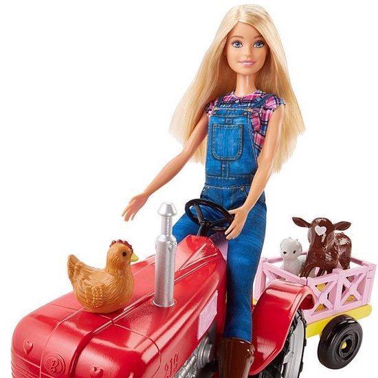 Barbie Farmer & Tractor | bol.com