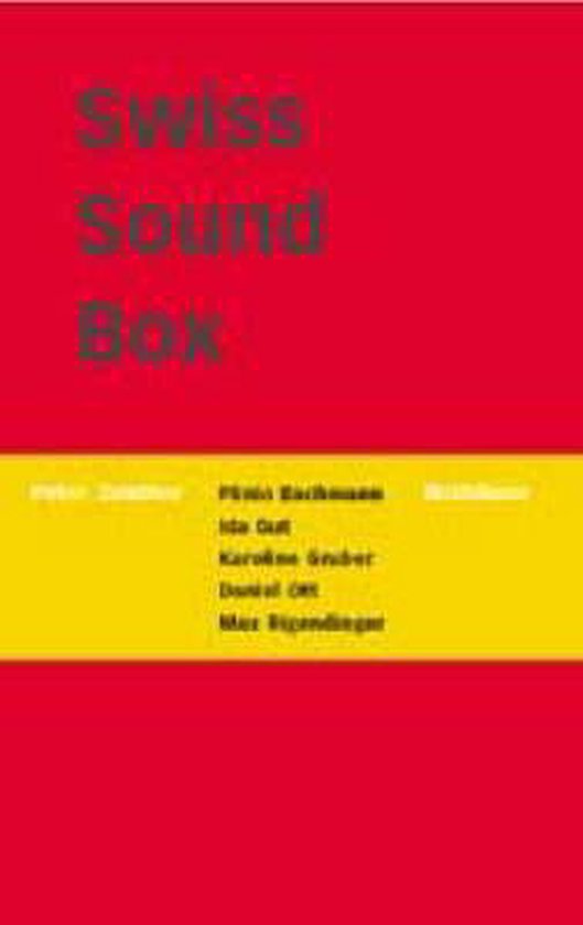 Swiss Sound Box, Peter Zumthor | 9783764363253 | Boeken | bol