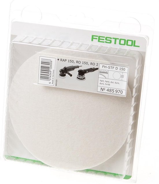 Festool Polijstvilt hard pf-stf-d 150 x 10-h diameter 150mm | bol