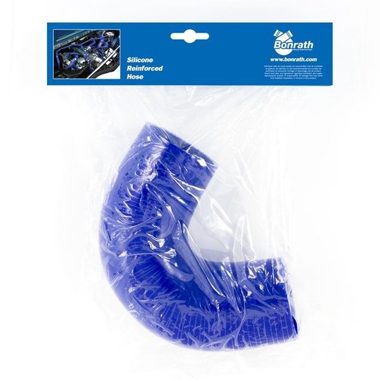 Bonrath Siliconen slang 135 graden bocht - Lengte:50mm - Ø35mm | bol