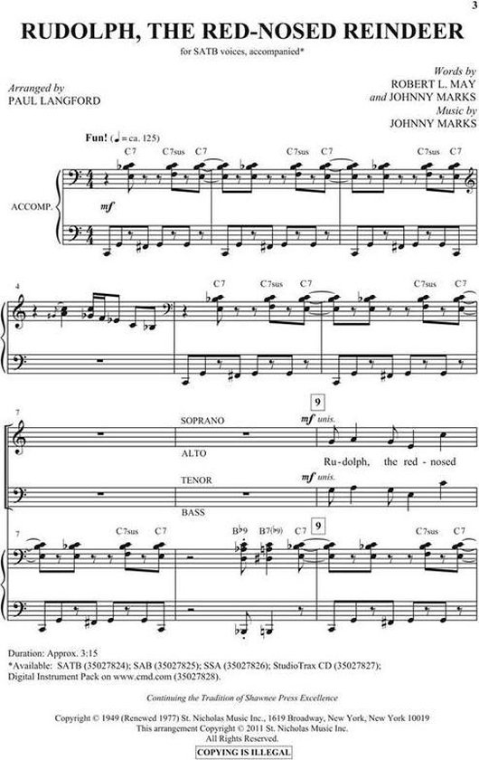 Rudolph, the Red-Nosed Reindeer, Johnny Marks | CD (album) | Muziek | bol