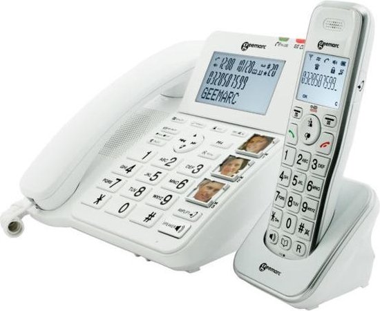 GEEMARC AmpliDECT 295 Combi - Combinatie van vaste telefoon met Antwoordapparaat en... | bol.com
