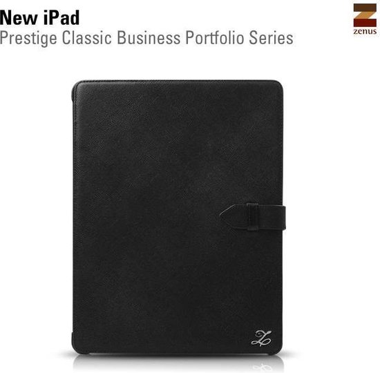 Zuiver leren Zenus hoes voor Ipad 2, 3 en 4 Prestige Classic Business Portfolio Series... | bol.com