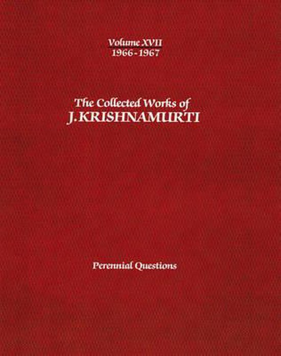 Collected Works Of J. Krishnamurti | 9781934989500 | J. Krishnamurti ...